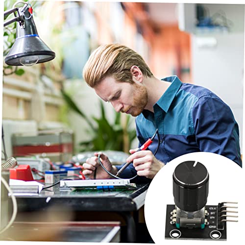 VILLCASE 5 Pcs Module Car Amplifier Reflectors Amp for +Accessories Ky-040 Rotary Encoder Brick Shaft Encoder Keyes Rotary Encoder Square Washer Oval Cake Pan Number Potentiometer to Rotate
