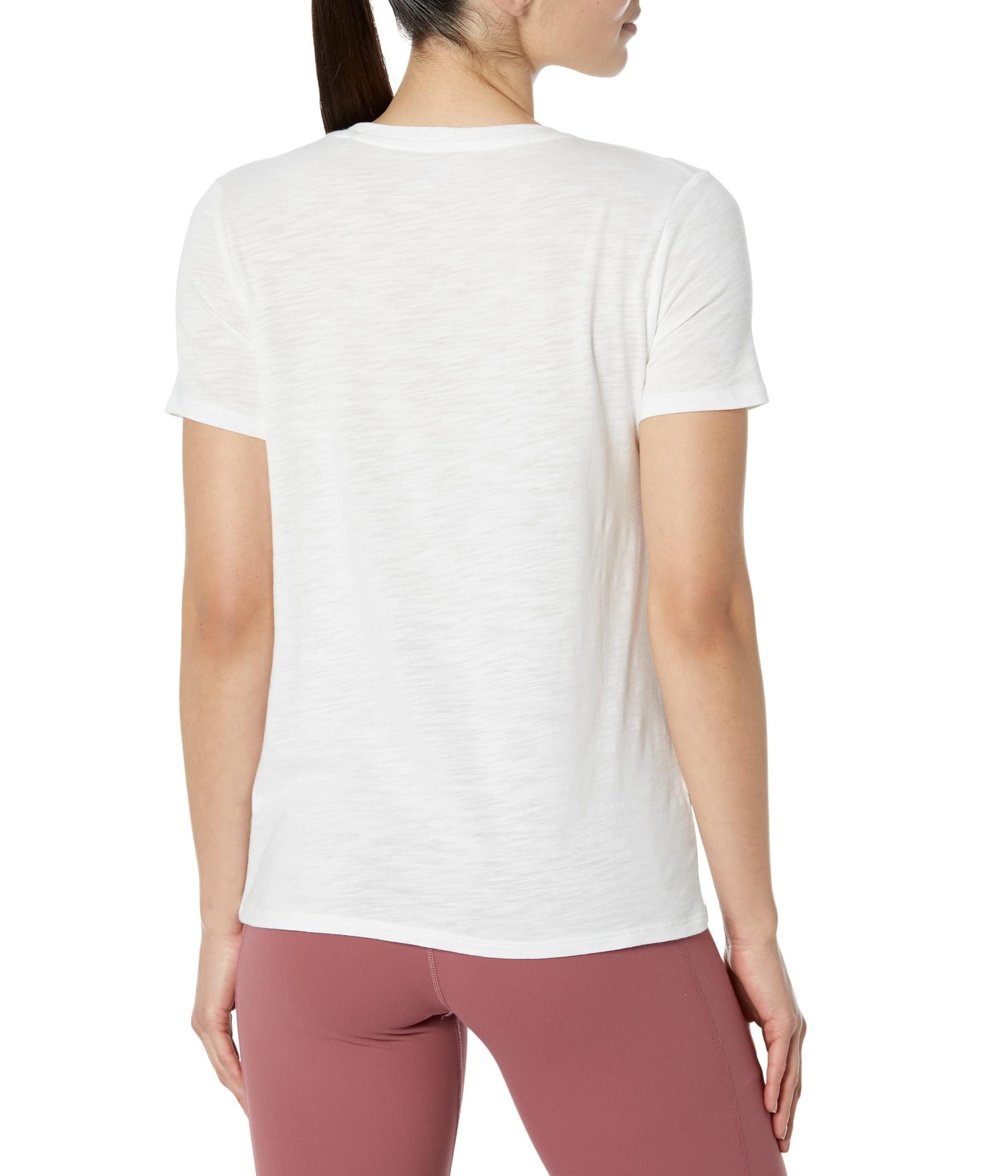 tasc Performance Women's ALLways V-Neck Tee, White