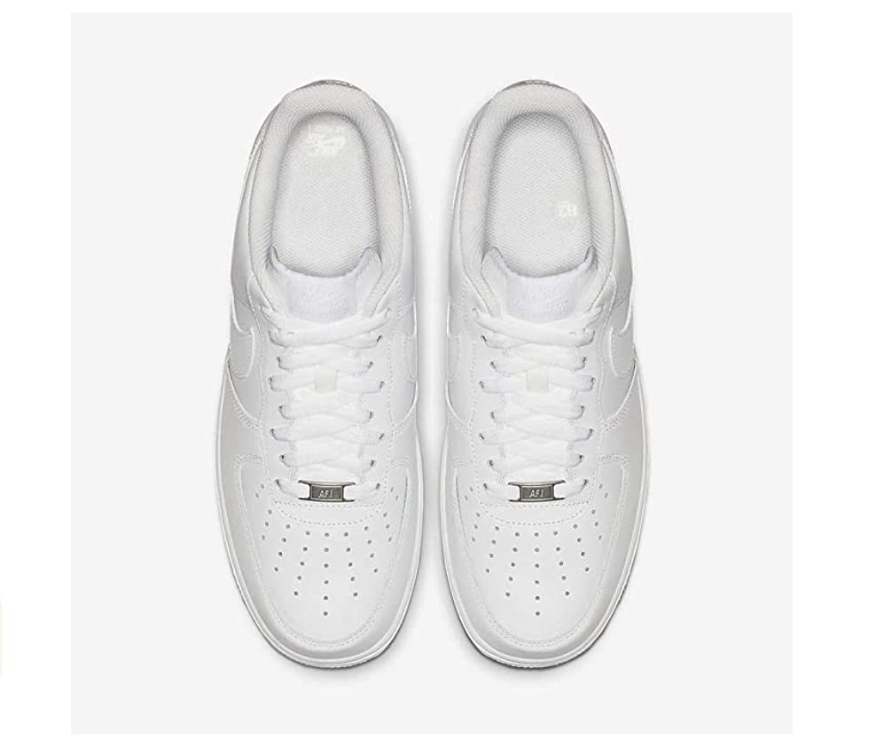 Nike Men's Air Force 1 Shoe, Pure Platinum/White/Pure Platinum, 10