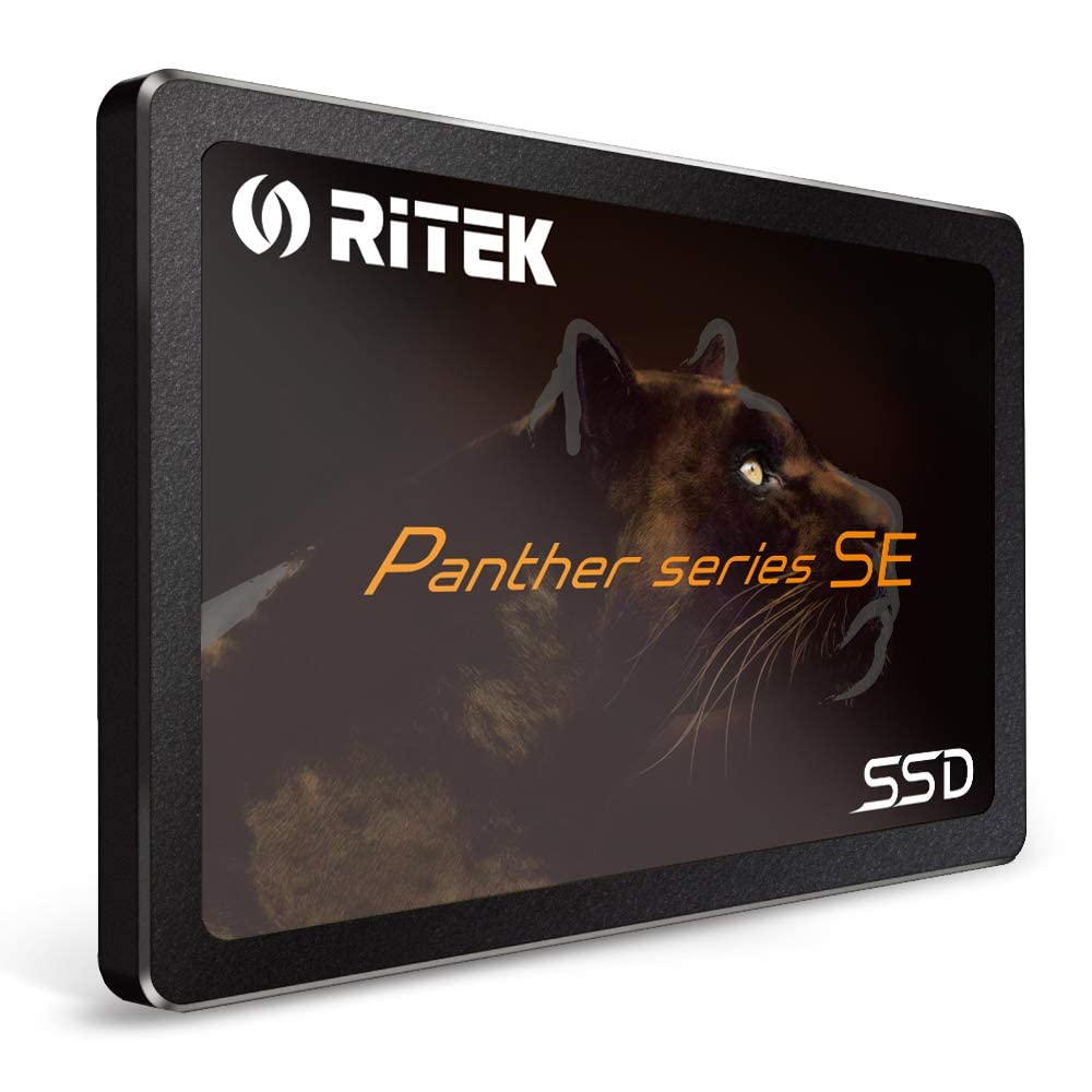 Ritek 960GB SSD (Internal Solid State Drive) 3D NAND 2.5" SATA III 6Gb/s Ultra Slim 7mm Up to 550 MB/s Panther SE