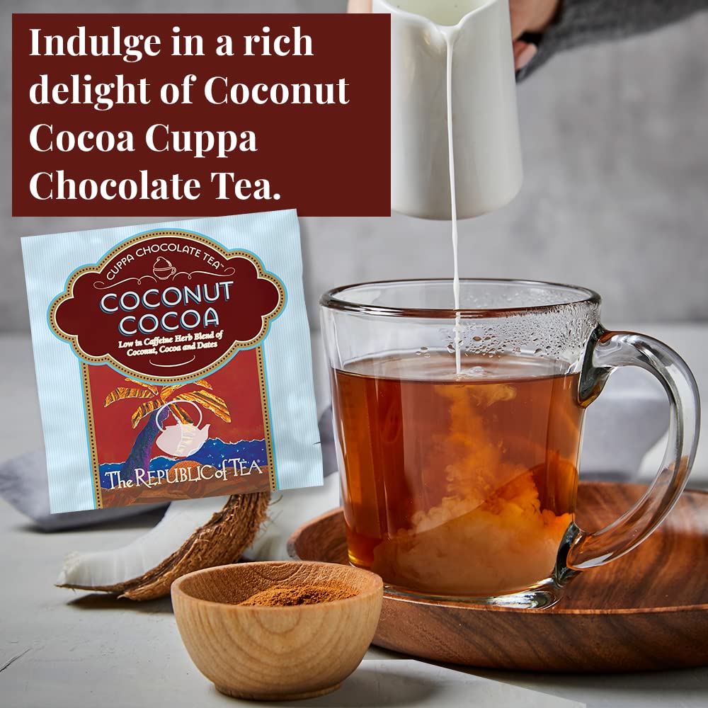 The Republic of Tea β Cuppa Chocolate Tea Assortment Gift (24 Individually Wrapped Dessert Tea Bags)