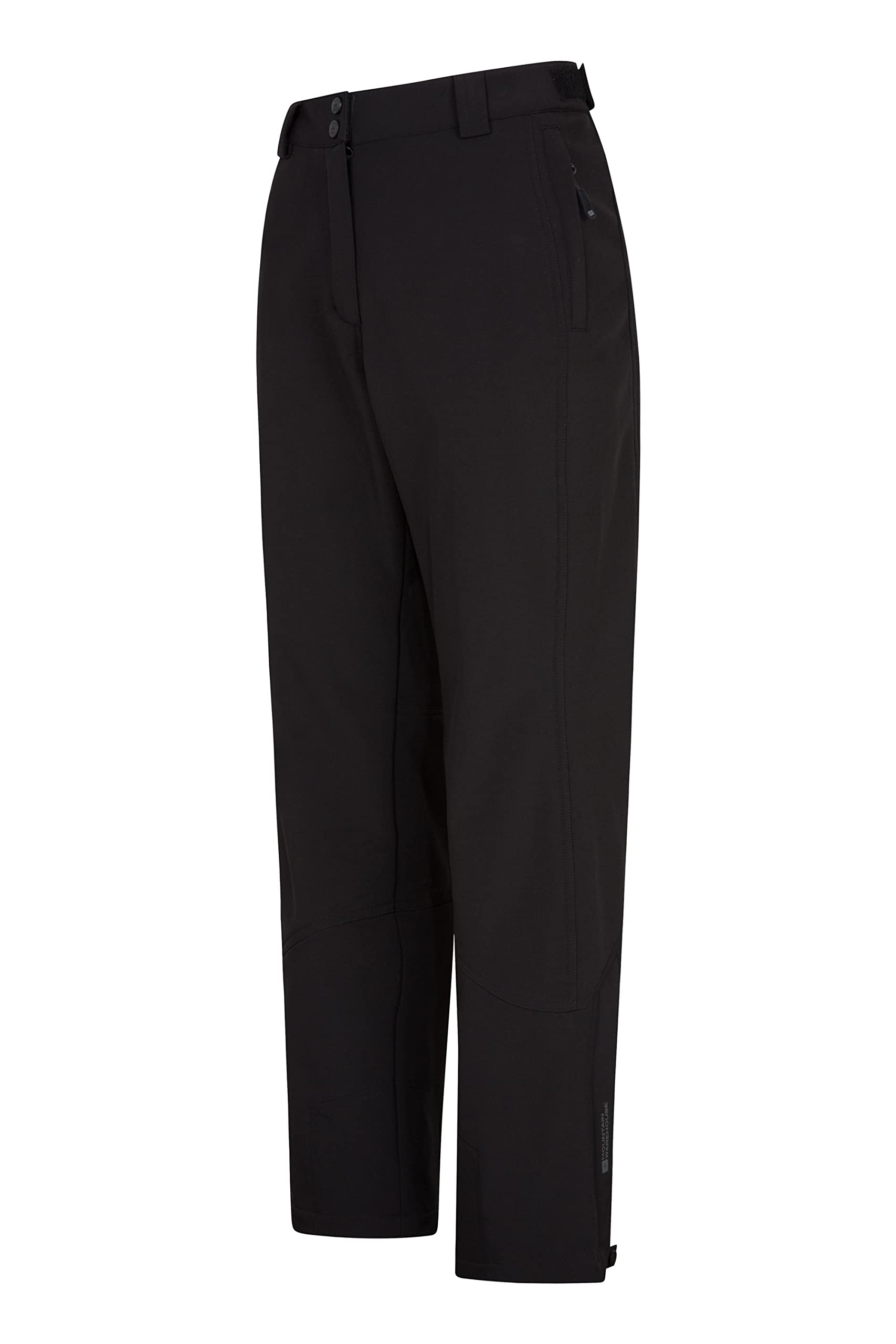 Mountain Warehouse Mesa Womens Softshell Waterproof Ski Pant - Winter Black 2