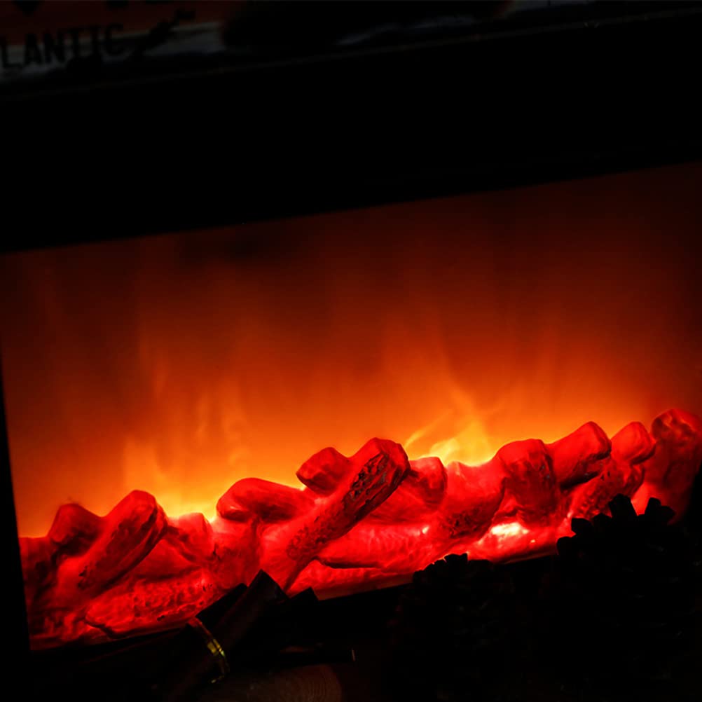 Srliya Fireplace Fireplace Flame 32 * 23 * 9 Christmas LED Flame Lamps Simulated Fireplace Light Lamps Flame Effect Light for Outdoor Indoor Table Window Terrace