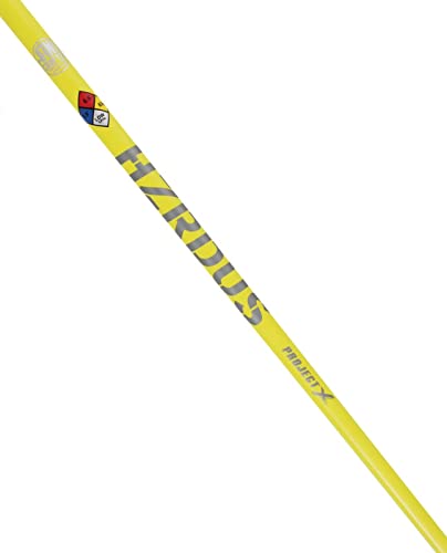 The Shaft Store Project X HZRDUS Yellow Hand Crafted 75 Graphite Driver Shaft + Adapter & Grip (5.5 Regular+) (Cobra King Speedzone, King RADSPEED)