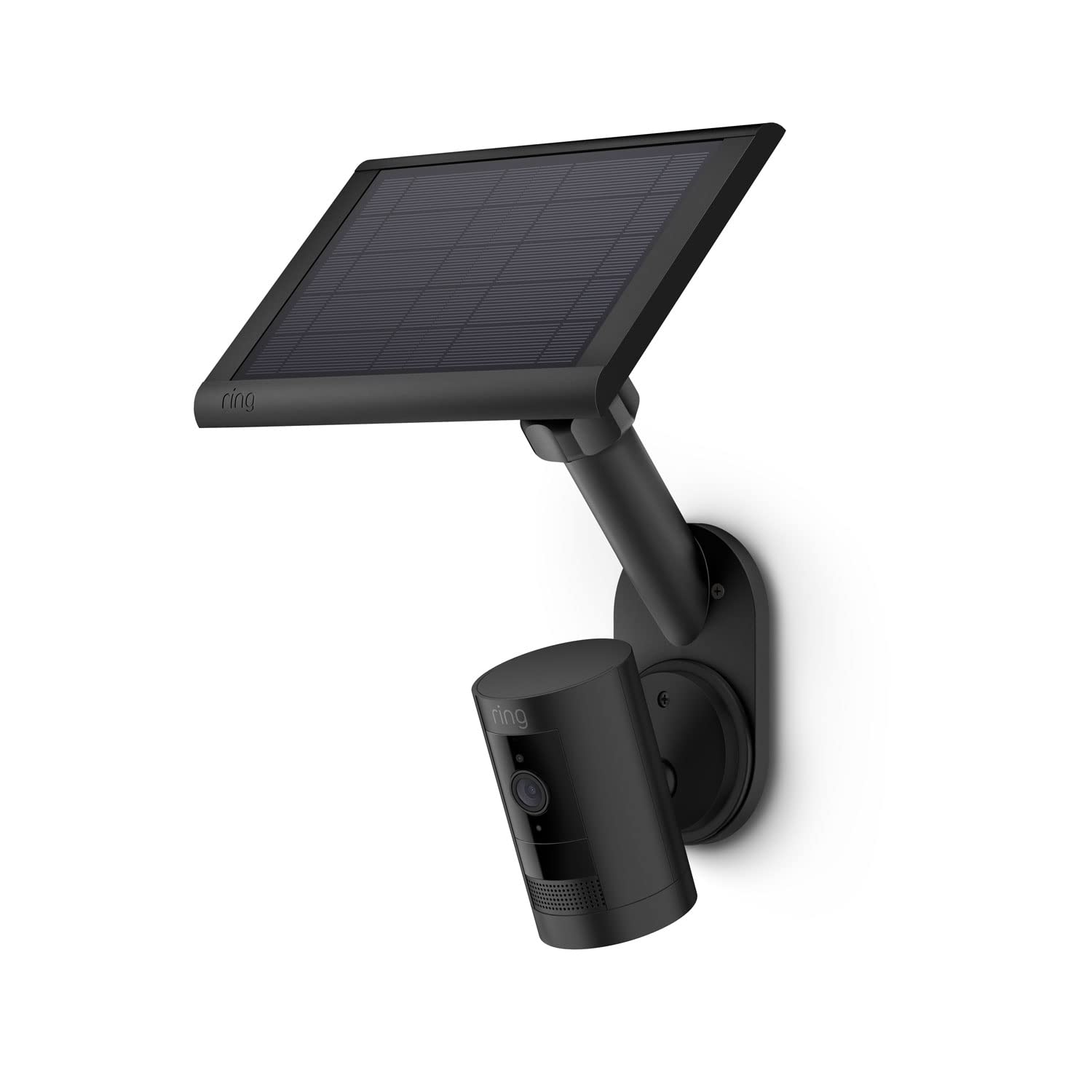 Ring Wall Mount for Cameras and Solar Panels, Black