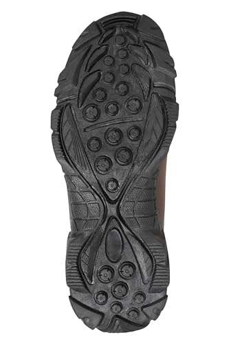 Mountain Warehouse Canyon Kids Leather Waterproof Hiking Boots Brown Kids Shoe Size 6 US