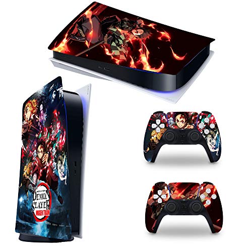 Slayer Evil - PS5 Digital Edition Skin Console and 2 Controller, Vinyl Decal Sticker Full Cover Protective
