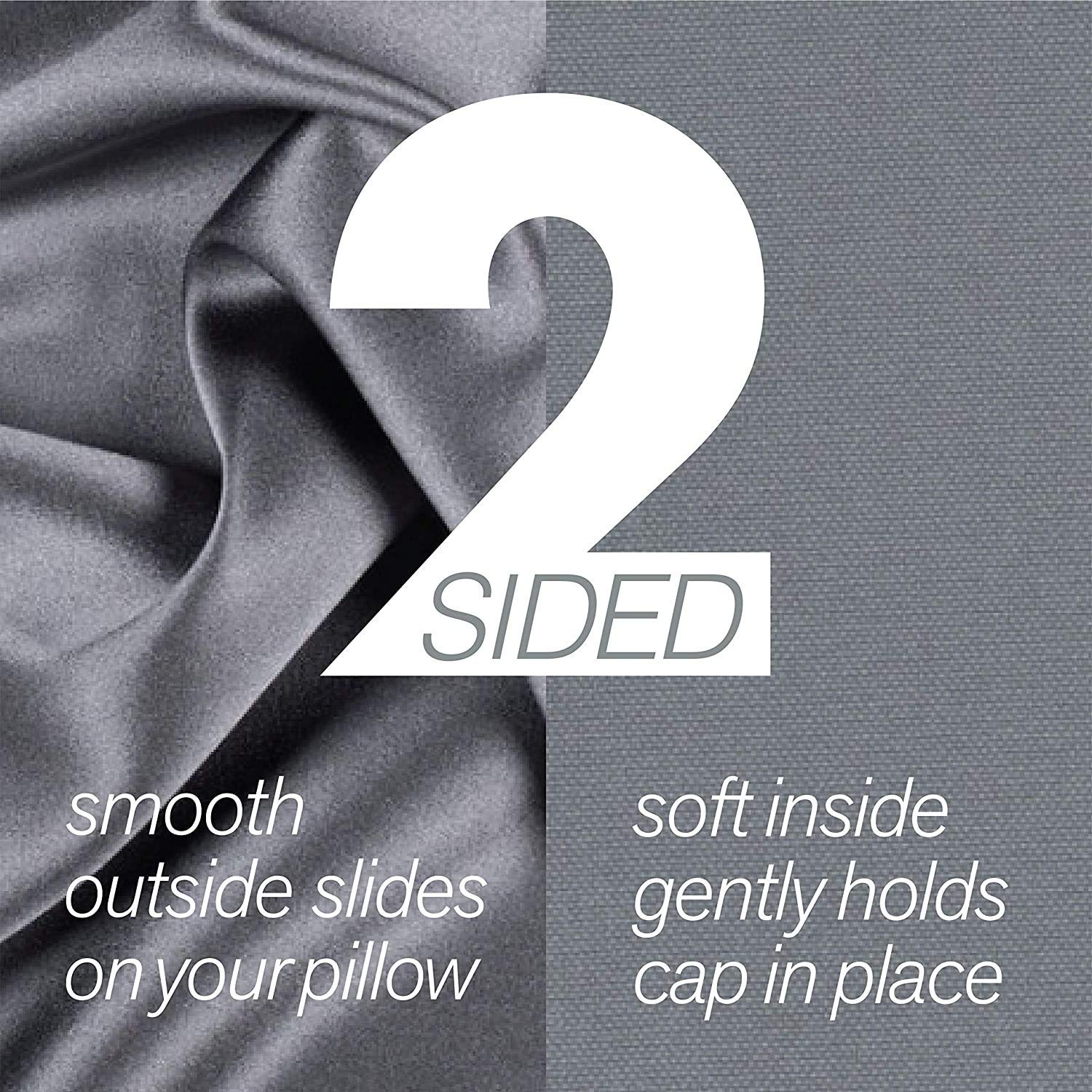 Stay on Satin Hair Wrapping Scarf for Sleeping, Black