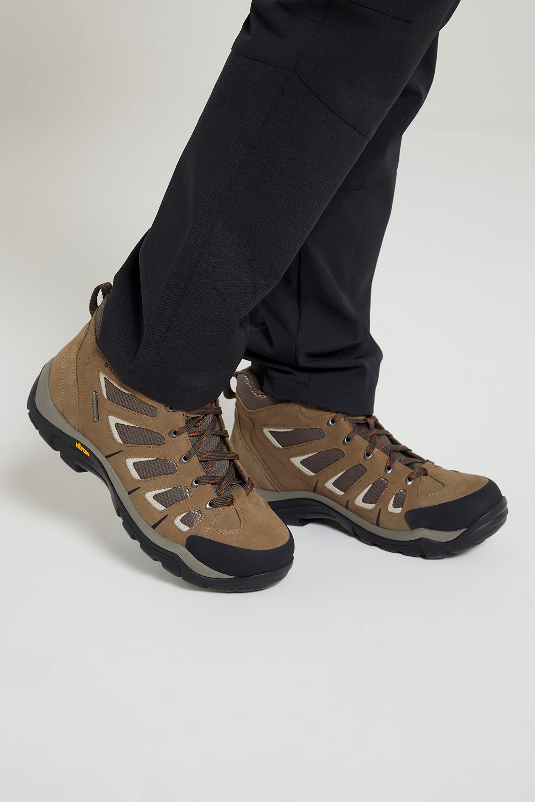 Mountain Warehouse Field Extreme Mens Wide-Fit Vibram Waterproof Boots Brown 13 M US Men