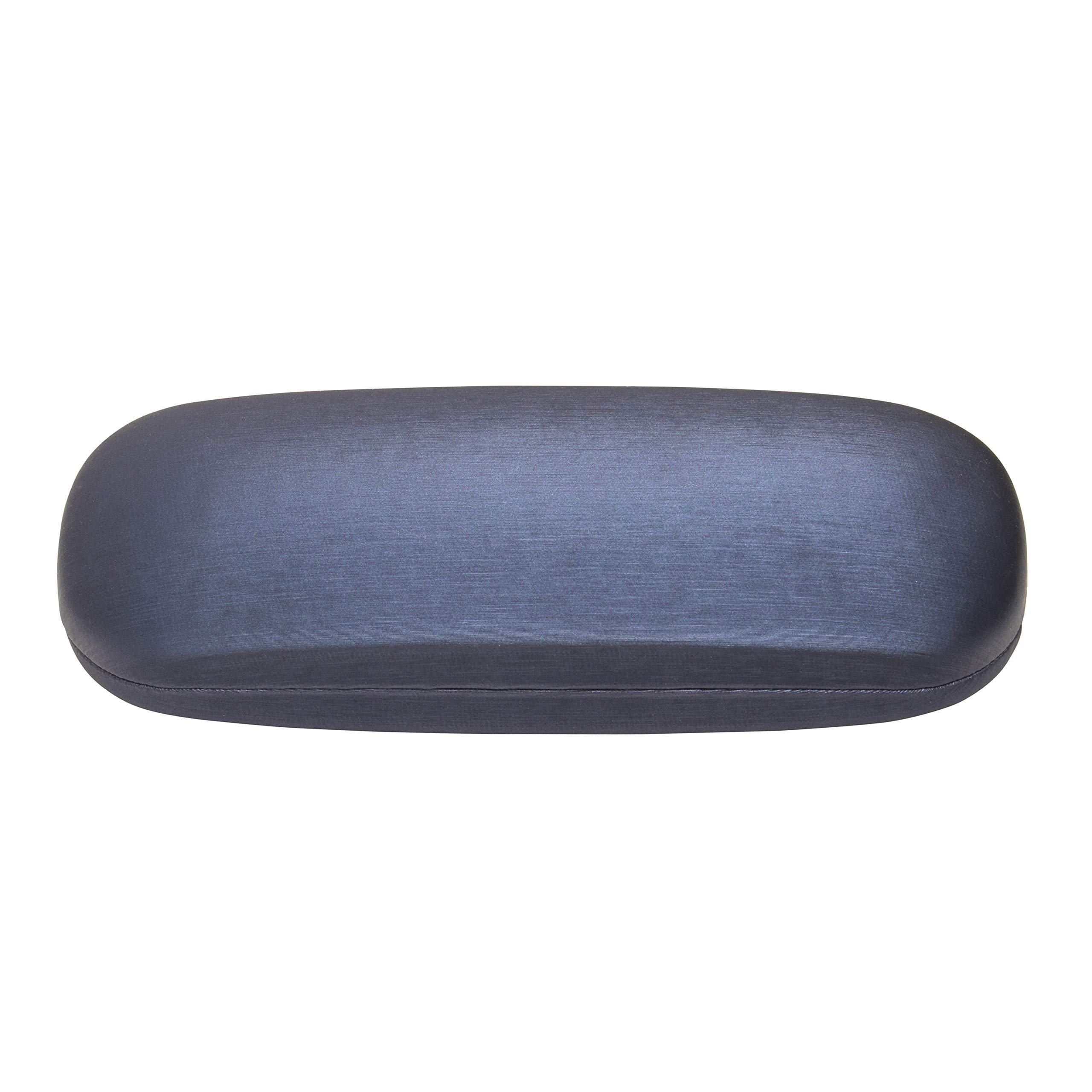 Noble Hard Shell Brushed Eyeglass Case with Microfiber Cleaning Cloth β Premium Eye Glass Carry Case with Enhanced Frame and Lens Protection β Ideal for Glasses & Sunglasses (Black)