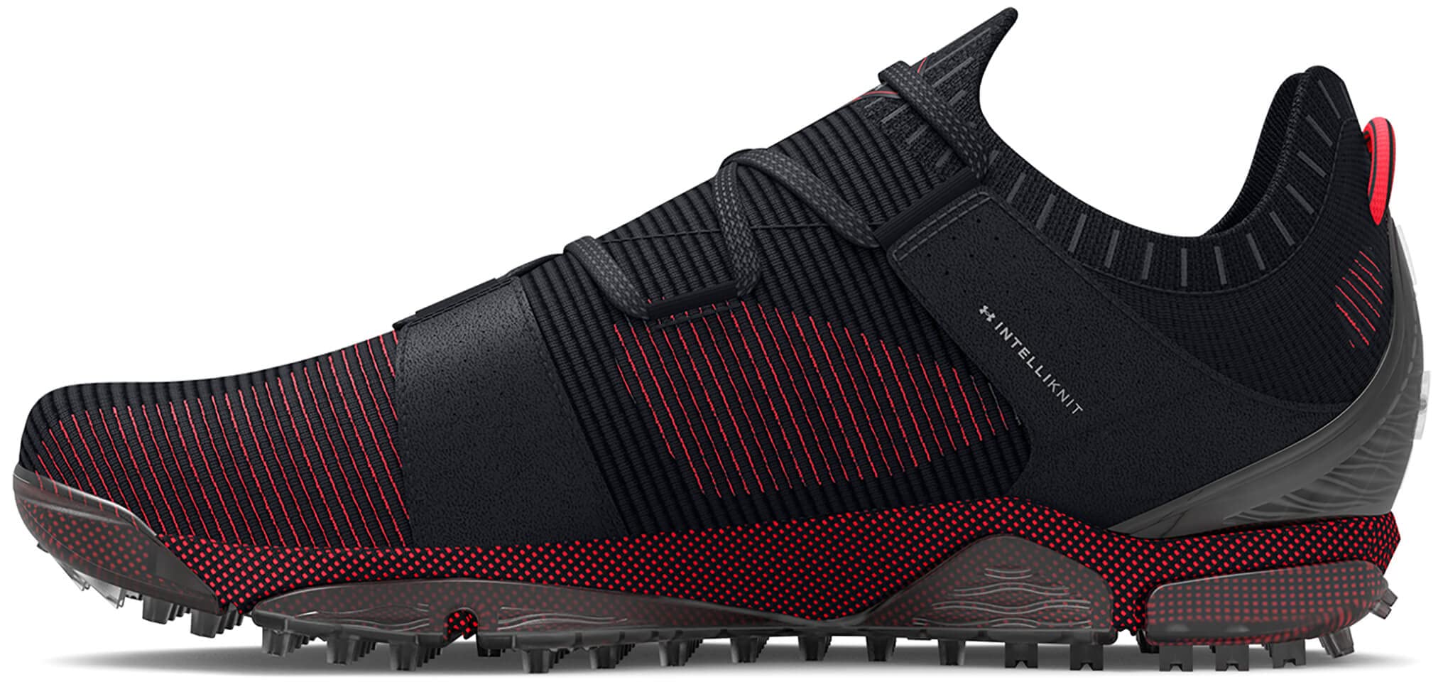 Under Armour Men's UA HOVR Tour Spikeless Golf Shoes - 3025069-001 - Black/Beta/Metallic Silver - 9