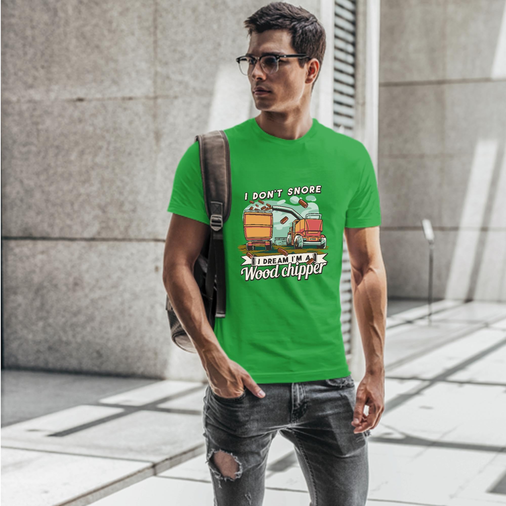 Men s Wood Chipper Inspired Gift The perfect gift for DIY enthusiasts and tools lovers Men Women White Gray Multicolor T shirt