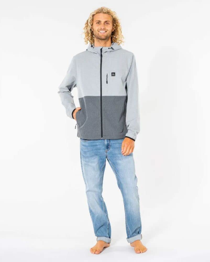 Rip Curl Elite Anti Series ZT Jacket Grey Marle MD