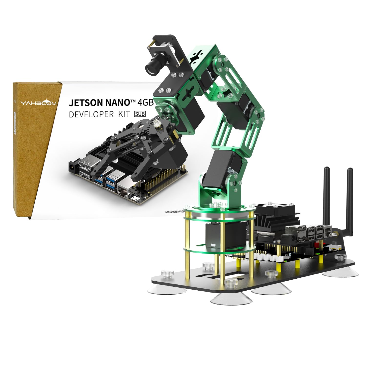 Yahboom Robot Arm 6dof Jetson Nano 4GB SUB Development Kit AI Visual Gameplay Programming Open Source CV