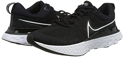Nike Women's Sneaker, Black White Iron Grey, 10 AU