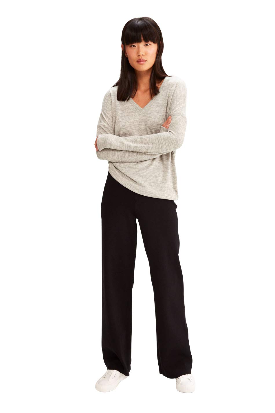LOLE Women’s Downtown Sweatshirt, X-Small, Hay Merchant Heather