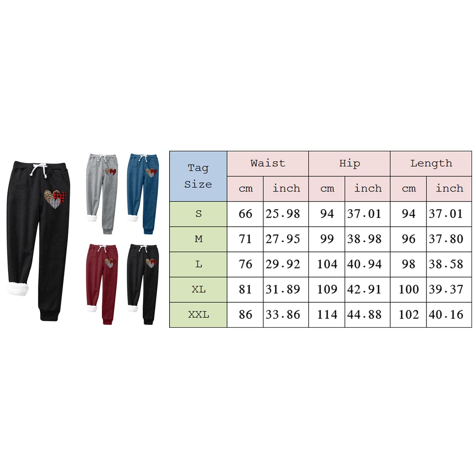uvpivm Women's Athletic Pants Winter Jogger Fleece Warm Workout Yoga Tapered Sweatpants Wide Leg Drawstring Joggers with Pockets 3-A,X-Large