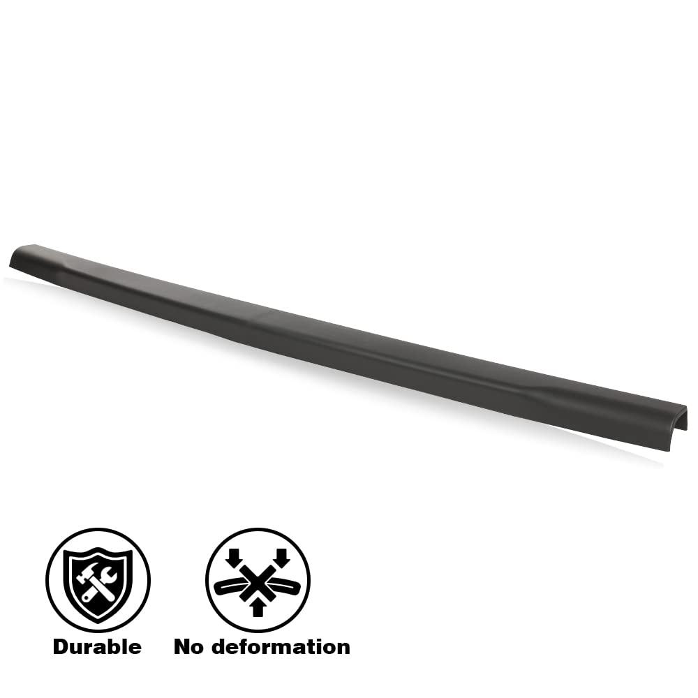 PIT66 Tailgate Moulding Cap, Compatible with 2008-2016 Ford F250 F350 F450 F550 Super Duty (NOT Fit Integrated Step Tailgate), Tailgate Protector Cover, FO1904104, BC3Z9940602B