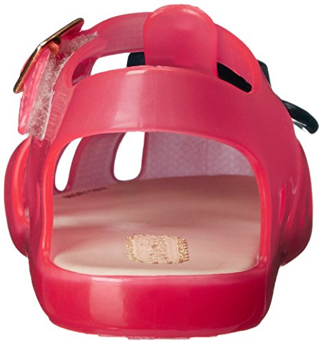 Mini Melissa Aranha VIII BB Slingback Sandal (Toddler), Pink/Green, 5 M US Toddler
