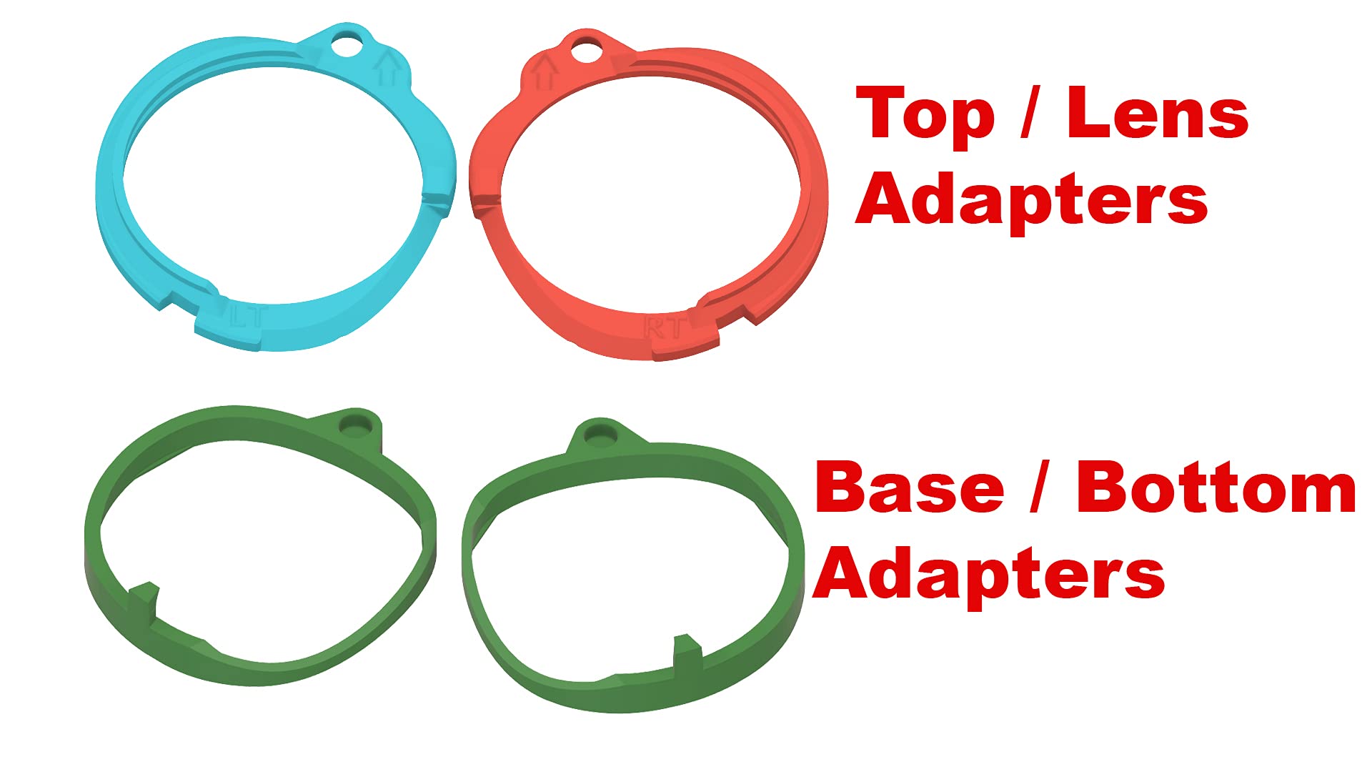 Prescription Lens Adapter for Quest 2 3D printed