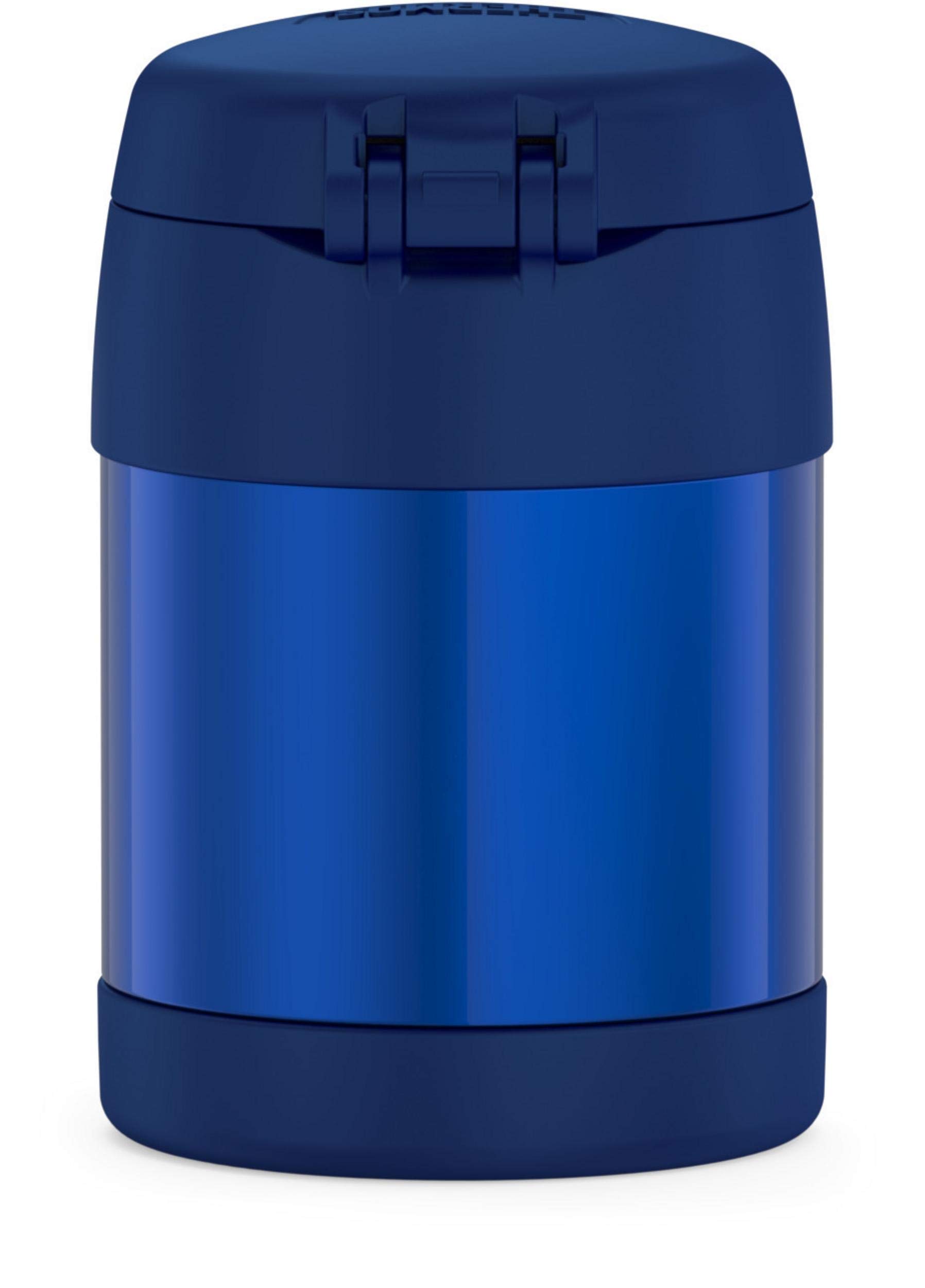 THERMOS FUNTAINER 10 Ounce Stainless Steel Vacuum Insulated Kids Food Jar with Folding Spoon Replacement Straws