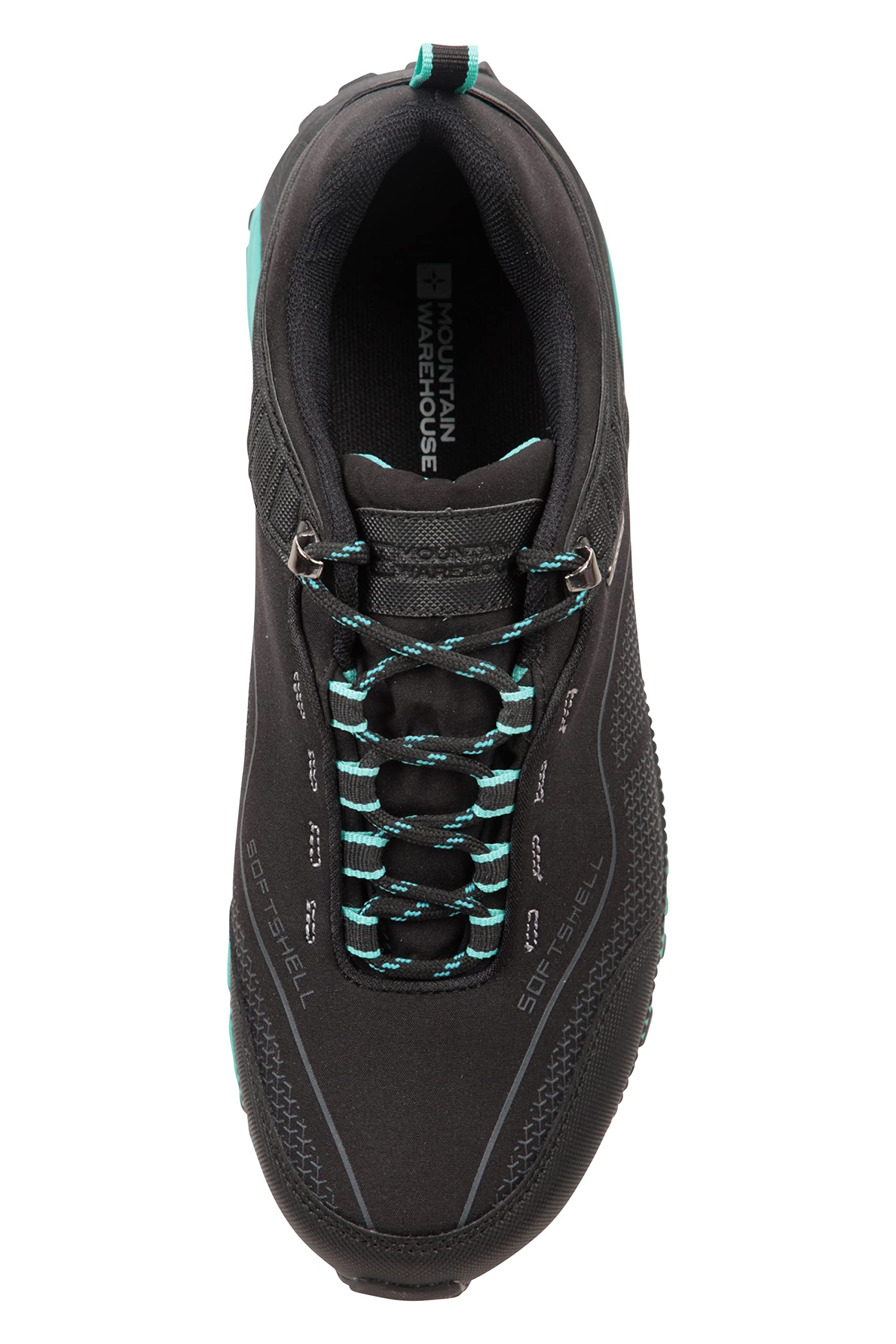 Mountain Warehouse Collie Womens Waterproof Hiking Shoes Walking Sneakers Black Womens Shoe Size 7 US
