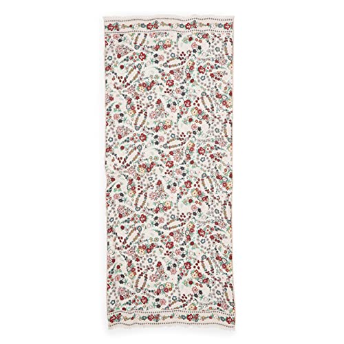 Vera Bradley Women's Lightweight Soft Fringe Scarf, Prairie Paisley, One Size