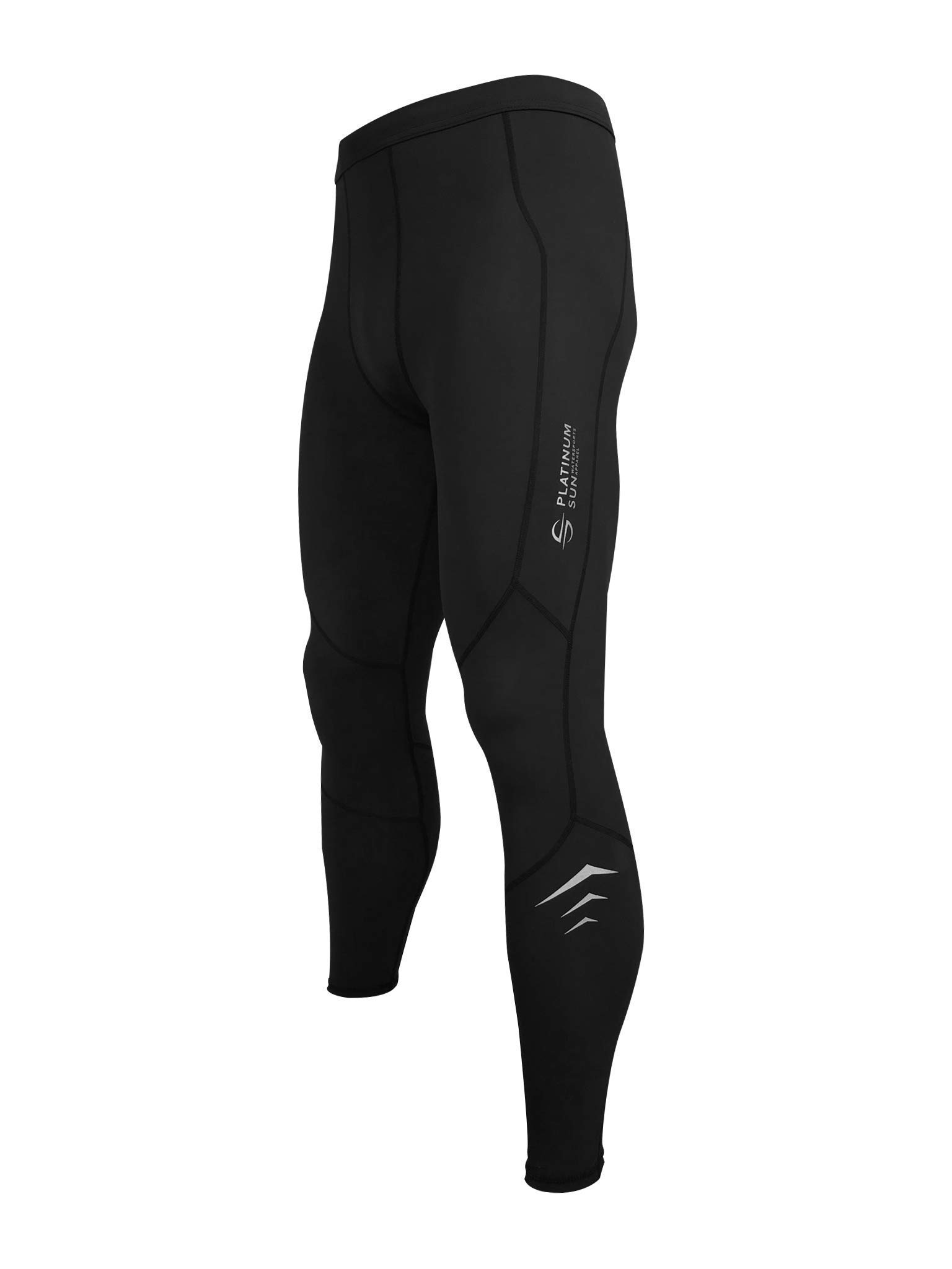 Men's Wetsuit Swim Compression Leggings | Dive Skins Surf Tights Water Sunprotection Pants | Quick dry Base layer Running Workout gym UPF 50+ (Black, M)
