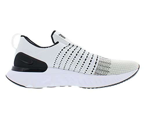 Nike Men's React Phantom Flyknit 2 Running Shoes White | Gray Size 11