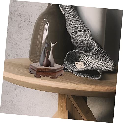 Yardwe 1pc Tank Flower Modern Desktop Vintage Stand Riser Artware Ball Bowl Aquarium Shelf Plant Cm Globe Tabletop Tray Platform Yard Sphere Room Garden Bonsai Display Fish Hexagon Drink