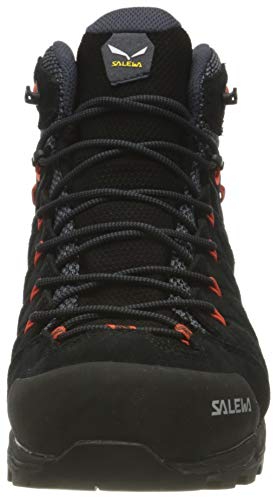 Salewa Men's Alp Mate Mid Waterproof Trekking & Hiking Boot - Black Out/Fluo Orange - 10