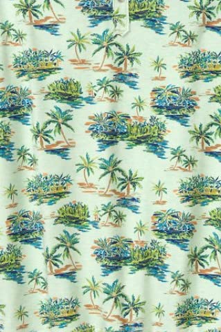 Tommy Bahama Bahama Village Golf Polo Shirt (Color: Dusty Aqua, Size XL)