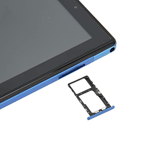 VINGVO 10in Tablet, IPS HD Large Screen Blue HD Tablet 8 Cores CPU for Android 11 for Travel (US Plug)