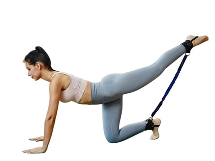 THJJSS Ankle Straps for Cable Machines,Resistance Bands Handles,Adjustable Comfort Fit Men Women Leg Workout Strap,D Handle Cable Attachment Gym Ankle Strap for Cable Machine Pulley System