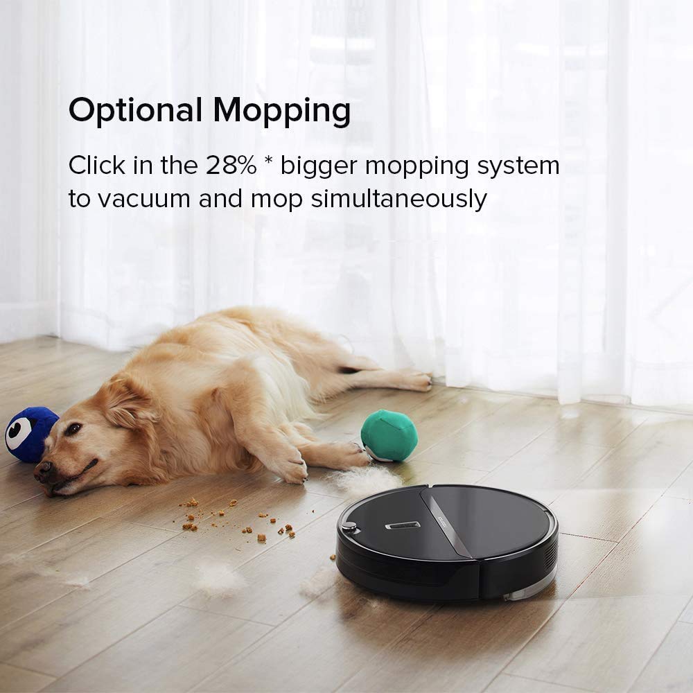 roborock E4 Robot Vacuum Cleaner, Smart Navigation Robotic Vacuum, 2000Pa Strong Suction, 200 min Runtime, Self-Charging, APP Control, Perfect for Pet Hair, Carpet, Larger Home, Works with Alexa