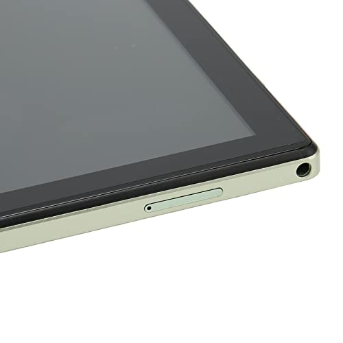 VINGVO 4G Calling Tablet, Green 10in Tablet 1960x1080 IPS Screen 5GWIFI 8 Core CPU for Entertainment (US Plug)