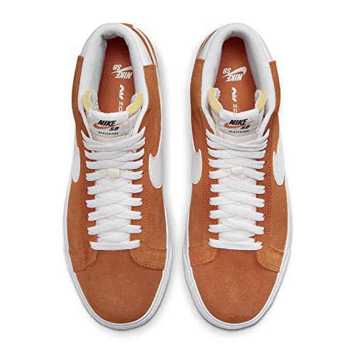 Nike Men's SB Zoom Blazer Mid Shoe (Safety Organge/White, us_Footwear_Size_System, Adult, Men, Numeric, Medium, Numeric_10)