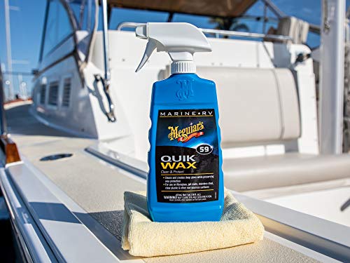 Meguiar's M5916 Marine/RV Quik Wax Clean & Protect - 16 Oz Bottle