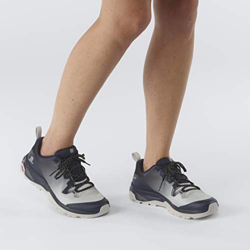 Salomon VAYA Hiking Shoes for Women, Lunar Rock/Night Sky/Lunar Rock, 7.5