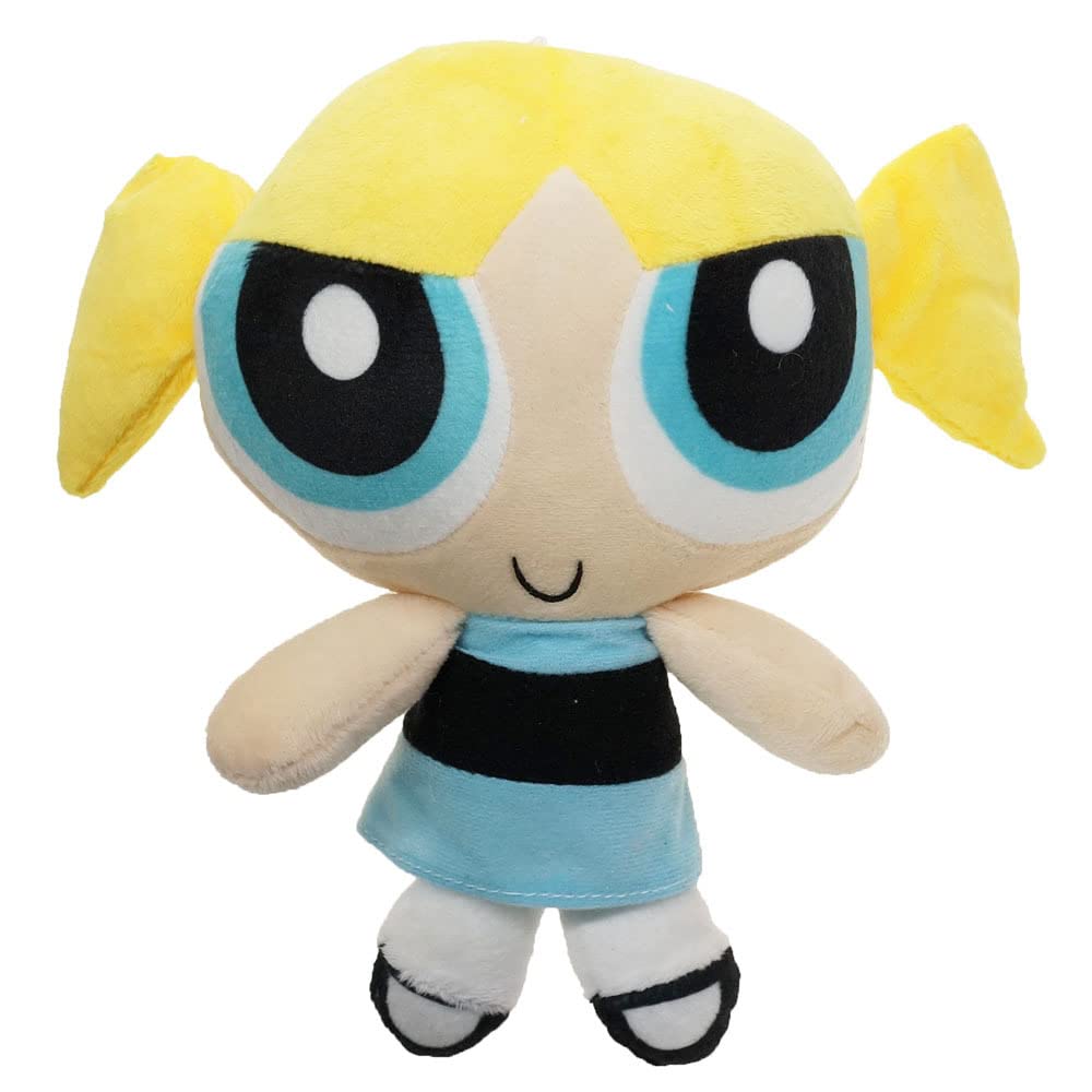 The Little police Girls Figure Plush Stuffed Doll Blossom Buttercup Bubbles Set