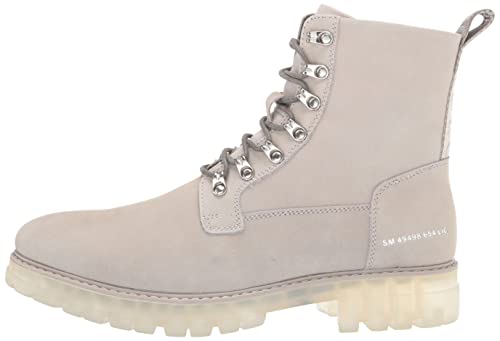 Steve Madden Men's Motorad Hiking Boot, Grey, 7