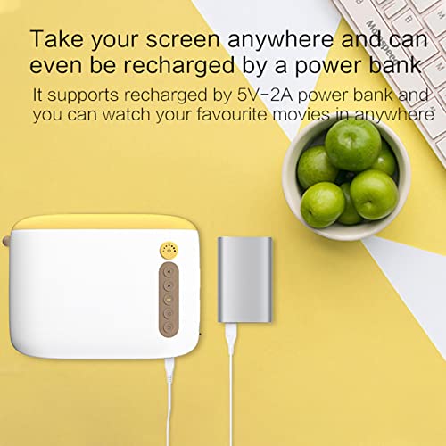 XUnion Yg200 Led Projector 800 Lumens Support 1080P Hdmi USB Portable Home Media Player KG4