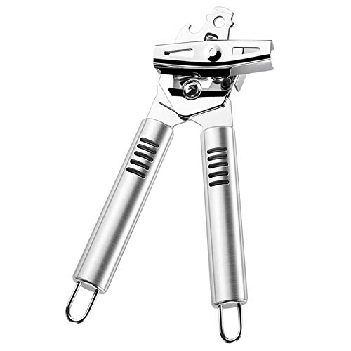 SODIAL Steel Can Opener Food-Safe with -in Opener,Can Opener Handheld