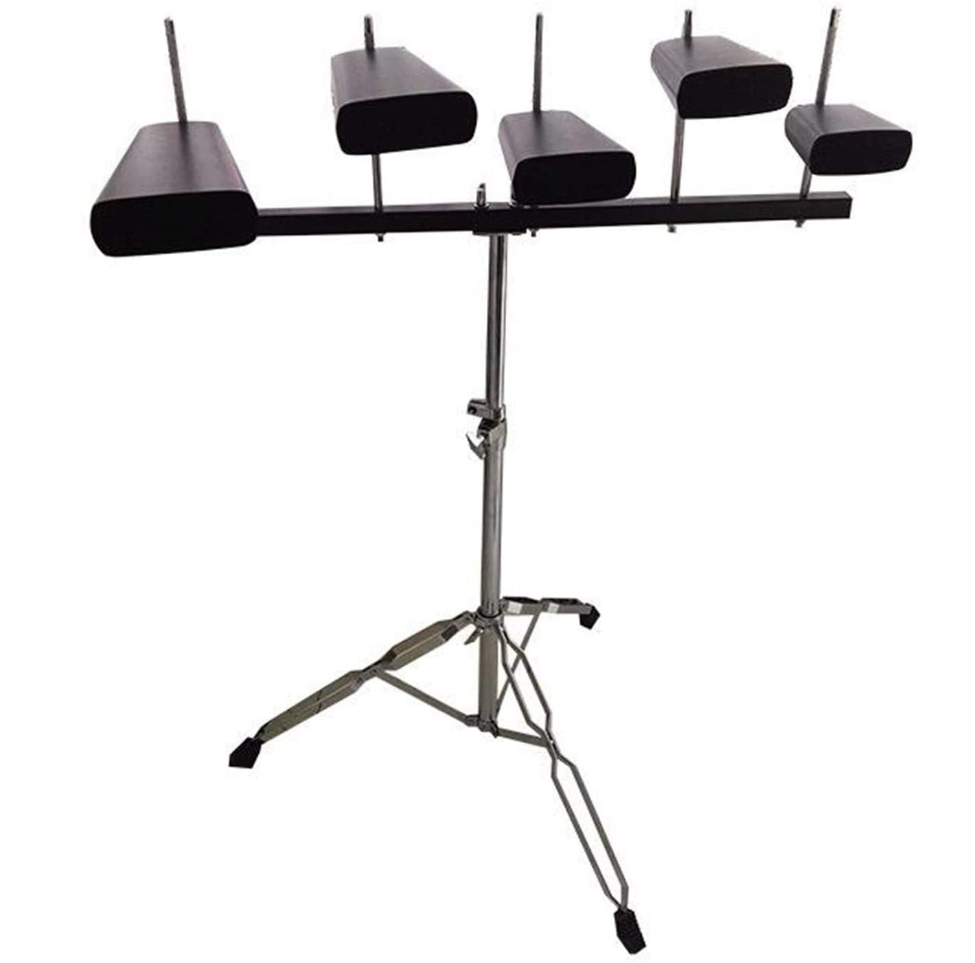 Steel CowBell with Stick, Noise Makers Hand Metal Percussion Cow bells for Drum Set (4")