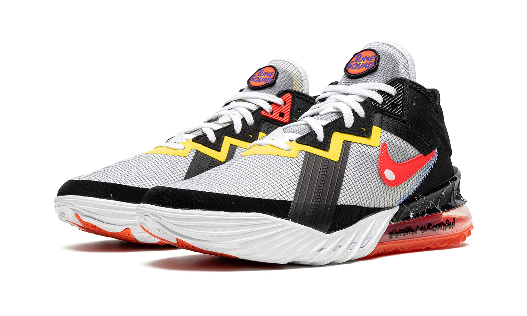 Nike mens Lebron 18 Low Space Jame New Legacy Basketball Sylvester Tweety Bird Limited Edition, Grey, 9