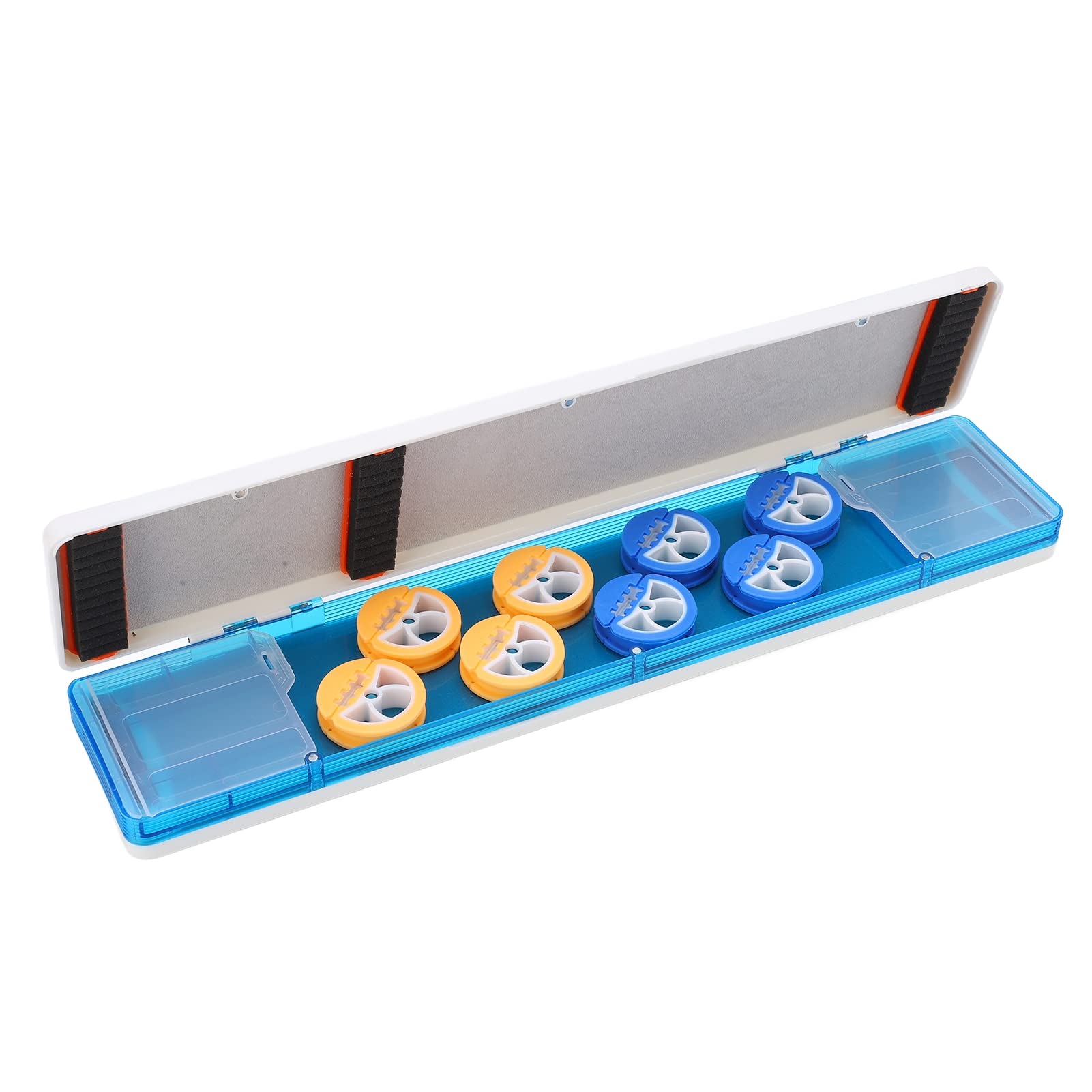 Vifemify Multifunctional Large Capacity Floating Box Fishing line Box Plastic Winding Board Tool Storage Box Fishing Tackle