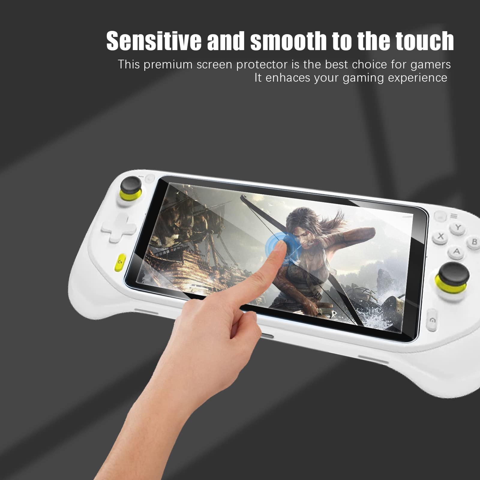 THEPBRO Screen Protector 7 Inch for Logitech G CLOUD Gaming Handheld - Scratch, Crack Resistant, Ultra-Thin HD Touchscreen Tempered Glass Cover (Pack of 3)