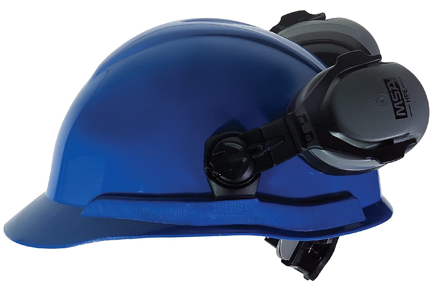 MSA 10061272 SoundControl HPE Cap Model Mounted Hearing Protection, 27 dbA, Fits Slotted Cap Style Hard Hats, Cushioned Ear Pads, Earmuffs Adjustable for Custom Fit, Durable & Comfortable Accessory