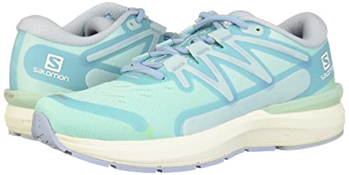 Salomon Sonic 4 Confidence Running Shoes for Women, Tanager Turquoise/White/Kentucky Blue, 8