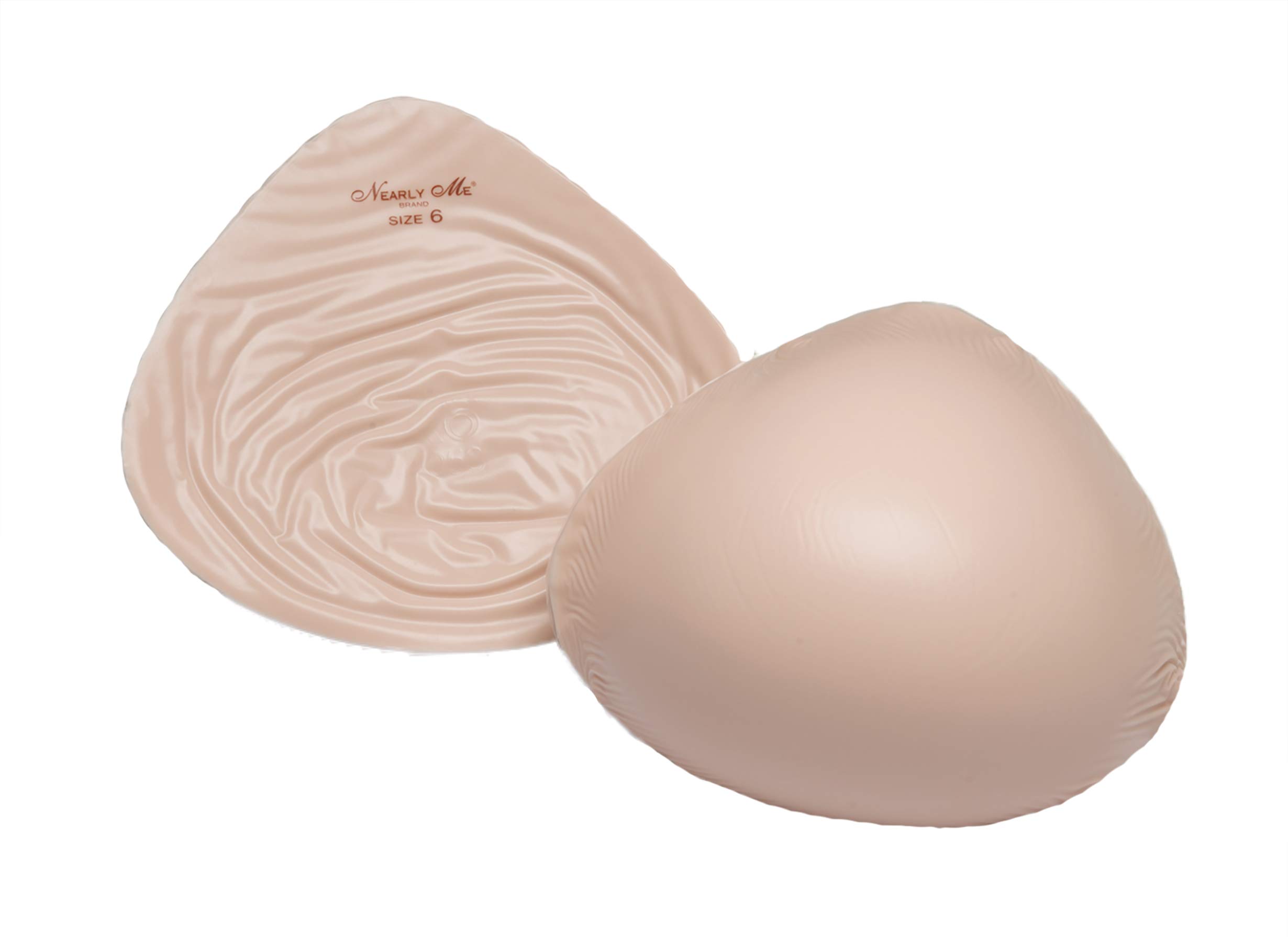 Nearly Me - #985 Super Soft Ultra Lite Wt Full Triangle Silicone Mastectomy Breast Form (Size: 12) Beige
